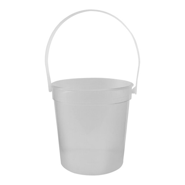 Howw Manufacturing 32 oz. Clear Customizable Plastic Drink Bucket with ...