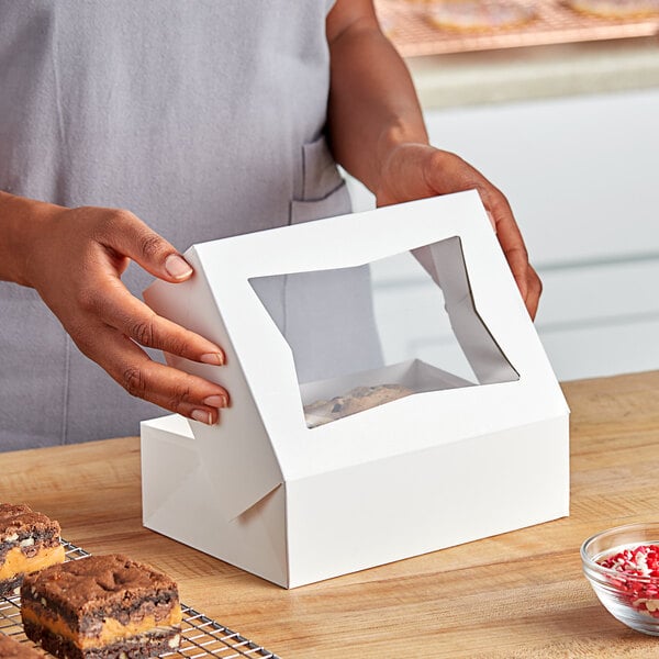 Southern Champion 8" x 5" x 2 1/2" White Automatic Window Cookie ...