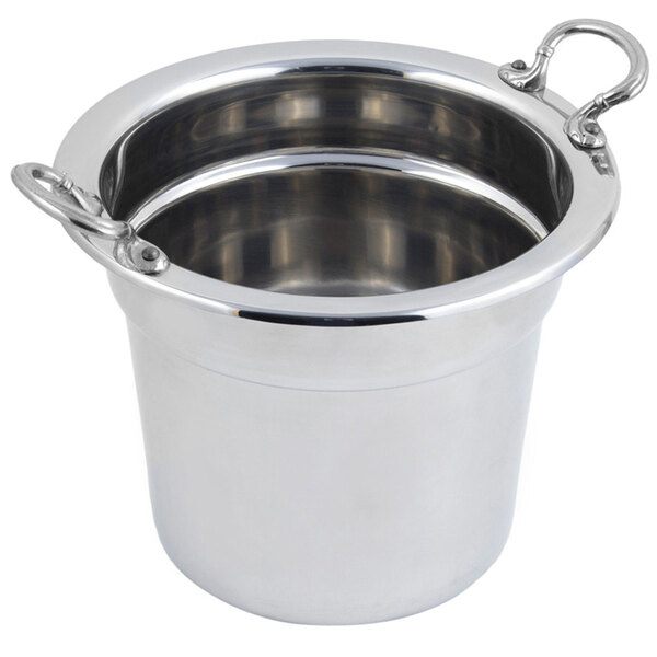 Bon Chef 5211HRSS 10 5/8" x 8 1/4" Stainless Steel 7 Qt. Plain Design ...