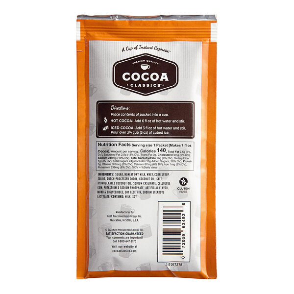 Cocoa Classics Caramel and Chocolate Cocoa Mix Packet - 72/Case