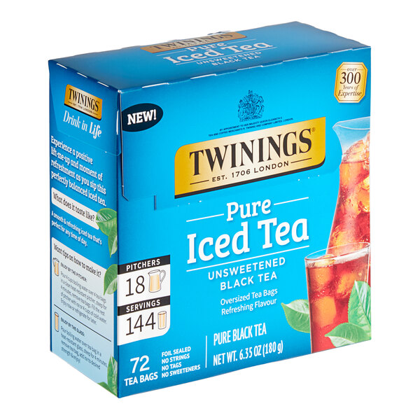 Twinings Unsweetened Black Iced Tea Bags