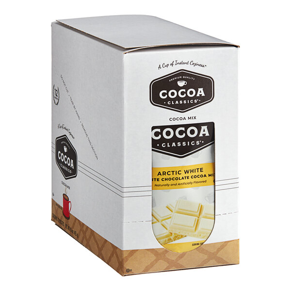 Cocoa Classics Arctic White Chocolate Cocoa Mix Packet - 72/Case