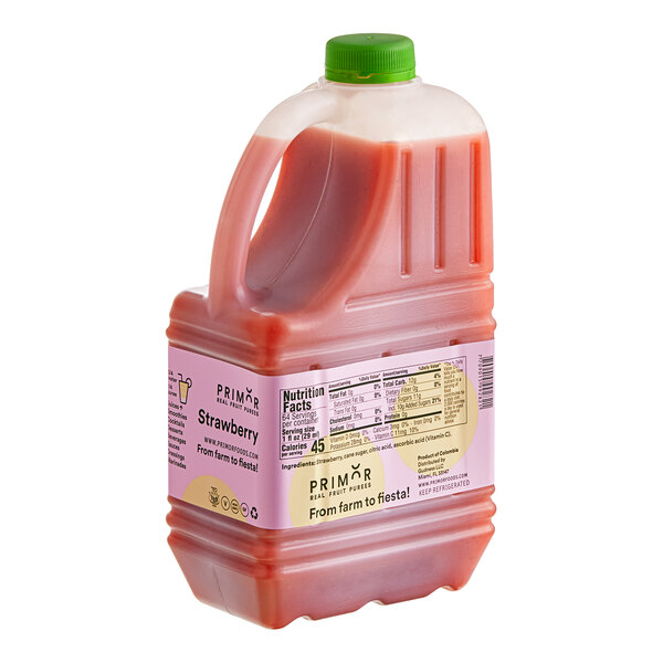 Primor Strawberry Puree 64 fl. oz. - 3/Case