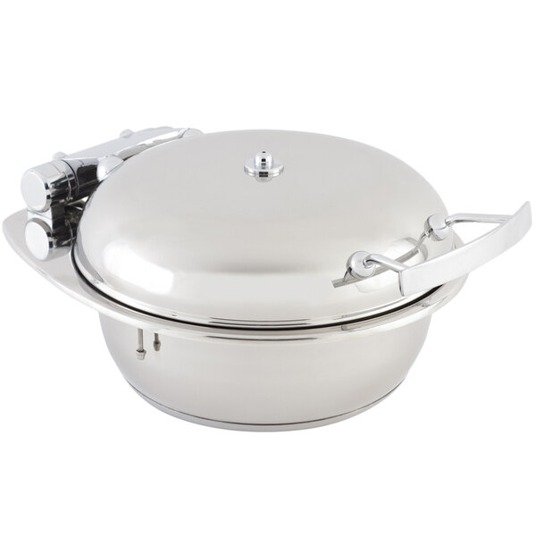Bon Chef 20304 2 Qt. Small Round Stainless Steel Mini Induction Chafer ...