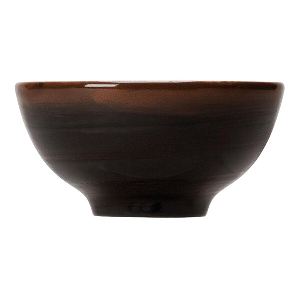 Steelite Distinction Koto 16 oz. Black Mandarin Bowl - 12/Case