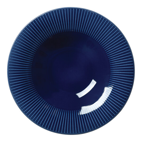 Steelite Distinction Willow 10 oz. Azure Gourmet Rim Coupe Bowl - 6/Case