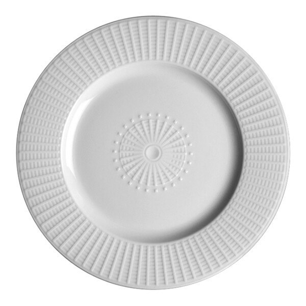 Steelite Distinction Willow 7 1/4" White Gourmet Accent Plate - 24/Case