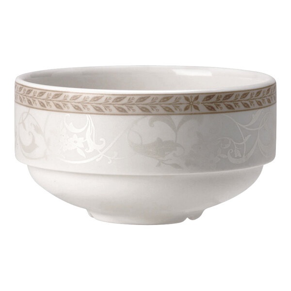 Steelite Distinction Antoinette 10 oz. White Unhandled Stack Soup Cup ...