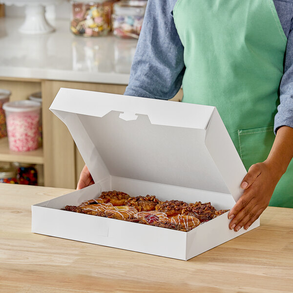 White Donut / Bakery Boxes in Bulk at WebstaurantStore