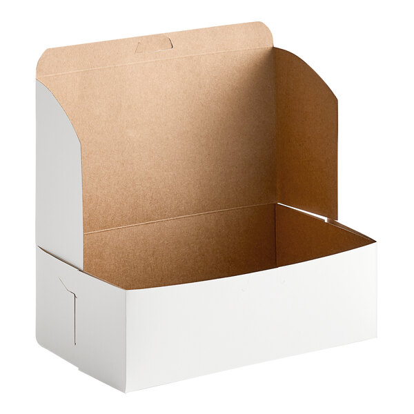 Southern Champion 10" x 6" x 3 1/2" White Donut / Bakery Box - 250/Case