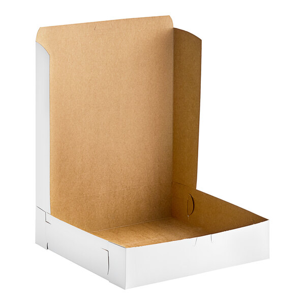 Southern Champion 12" x 12" x 2 3/4" White Pie / Bakery Box - 100/Case