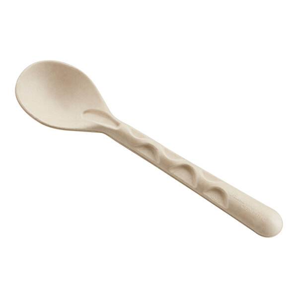 World Centric 10" Compostable Fiber Serving Spoon - 100/Case