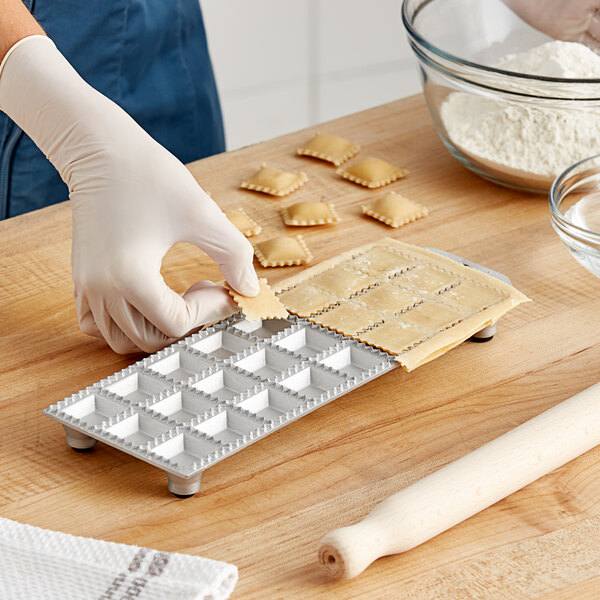 Imperia RavioChef 24 Count Ravioli Mold with Rolling Pin 7304