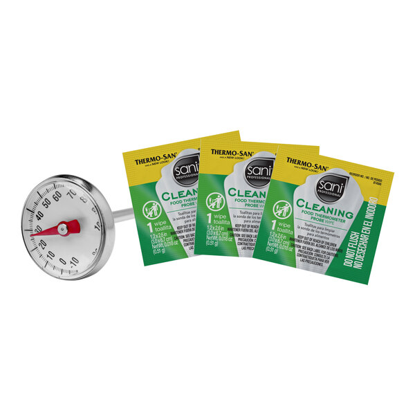 Sani Professional B74500 Food Thermometer Probe Wipes - 1500/Case