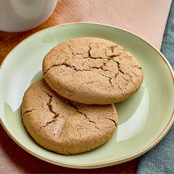 Red Plate Foods Individually Wrapped Vegan Ginger Cookie 1.76 oz. - 12/Case