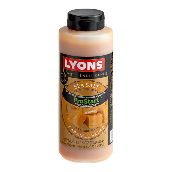 Lyons Sweet Indulgence Sea Salt Caramel Flavoring Sauce 12 fl. oz. - 12 ...