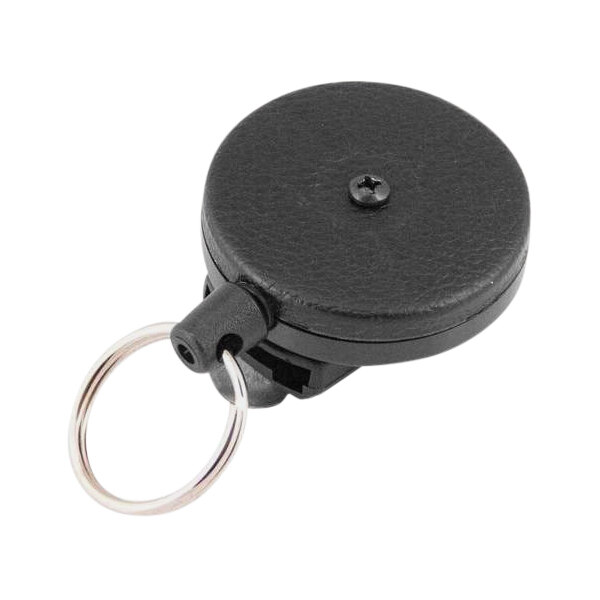 KEY-BAK Original Heavy-Duty Black Keychain with Belt Clip, Split Ring ...