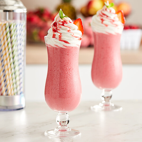 Bossen Strawberry Concentrated Syrup with Pulp 168 fl. oz.