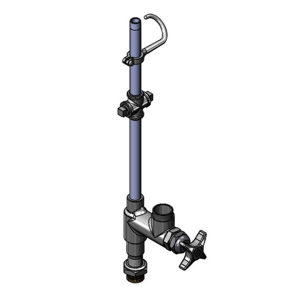 T&S 017989-40 Easy Install Riser with Add On Faucet and Vandal ...