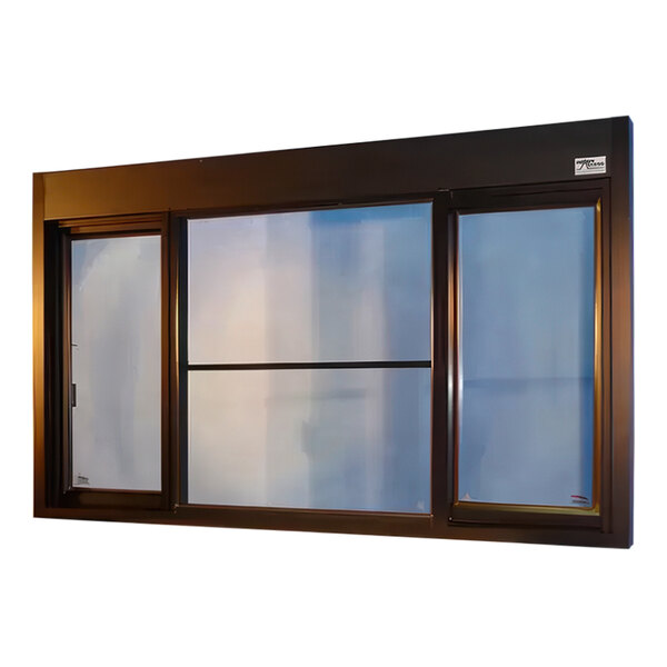 Ready Access 55501141 84" x 4 1/2" x 35 3/4" Bronze Double-Slide Manual ...