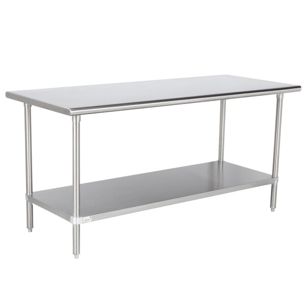 Advance Tabco MS-366 36" x 72" 16 Gauge Stainless Steel Commercial Work ...