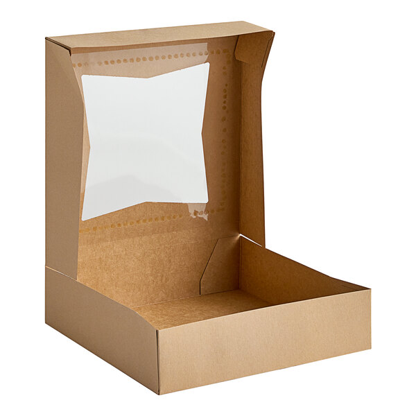 Southern Champion 10" x 10" x 2 1/2" Kraft Automatic Pie / Bakery Box ...