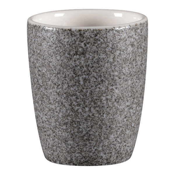 RAK Porcelain Ease 3 oz. Dual Handleless Porcelain Espresso Cup - 12/Case