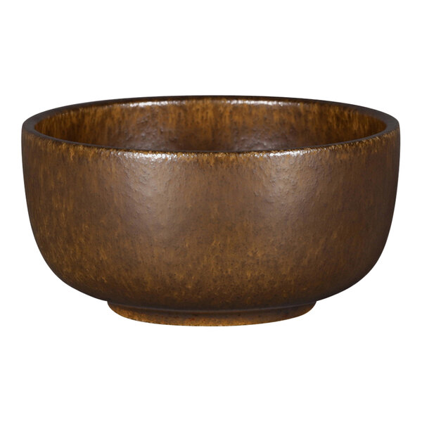 RAK Porcelain Rakstone Ease 14 oz. Rust Porcelain Bowl - 12/Case