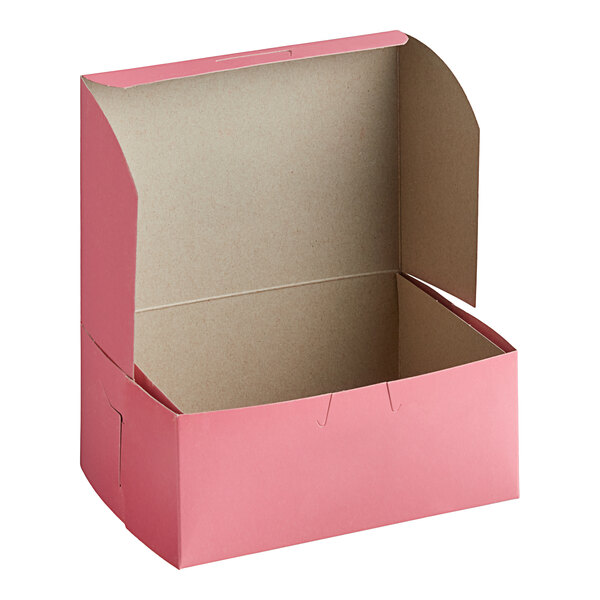 Southern Champion 7" x 5" x 3" Pink Bakery Box - 250/Case