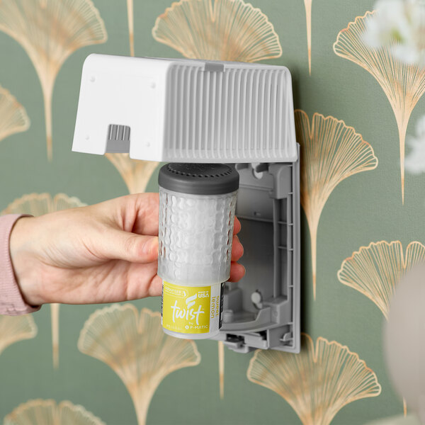 F-Matic Twist TW250 Sweet Lemon Scent Passive Air Freshener Refill - 6/Case