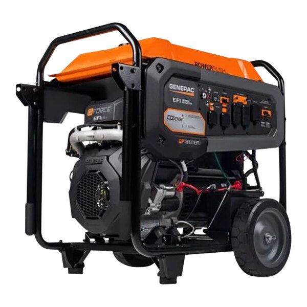 Generac GP Series GP18000EFI Gasoline-Powered Portable Generator with ...