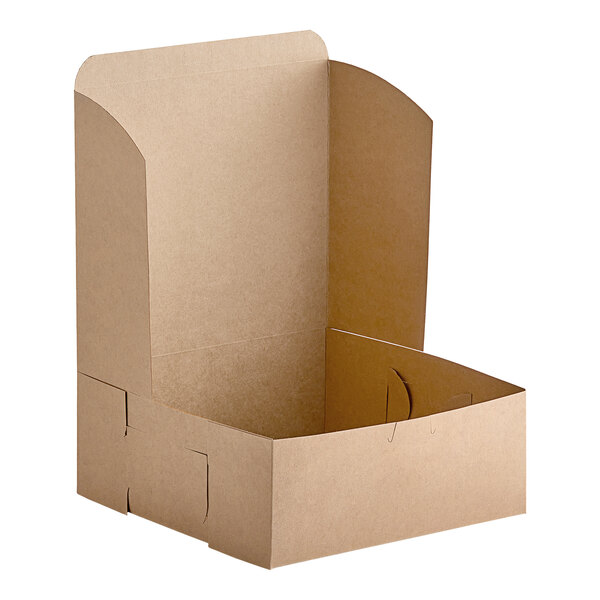 Southern Champion 9" x 9" x 4" Kraft Cake / Bakery Box - 200/Case