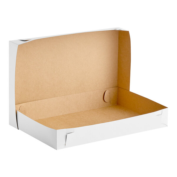 Southern Champion 17" x 11" x 2 1/2" White Donut Tray / Bakery Box ...