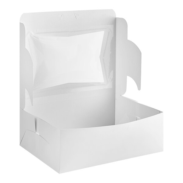 Southern Champion 19" x 14" x 6" White Half Sheet Window Cake / Bakery ...