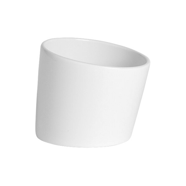 Steelite Performance Taste 8 oz. White Tilt Pot - 12/Case