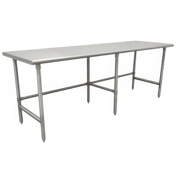 Advance Tabco TMG-368 36" x 96" 16 Gauge Open Base Stainless Steel ...
