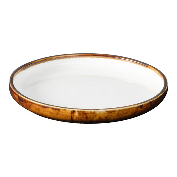 Bon Chef Tavola Amaretto 10" Brown Plate - 12/Case
