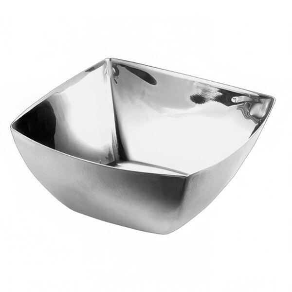 WNK from Steelite International 10 oz. Square Stainless Steel Bowl with ...