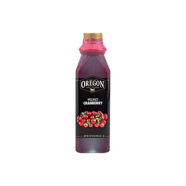 Oregon Fruit In Hand Velvet Cranberry Puree 32 fl. oz. - 6/Case