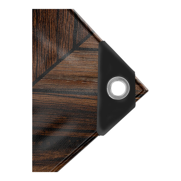 Core Tarps TarpStyle 24' x 50' Brown Wood Print Extreme Heavy-Duty ...