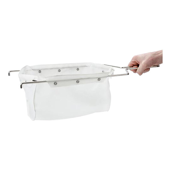 MirOil B6PS EZ-Flow 70 lb. Filter Bag Holder Frame with Filter Bag