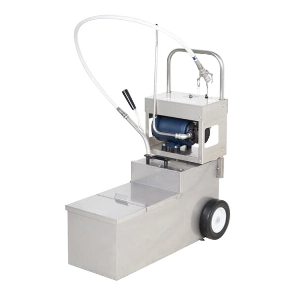 MirOil MOD1050 105 lb. Electric Portable Fryer Oil Filter Machine with ...