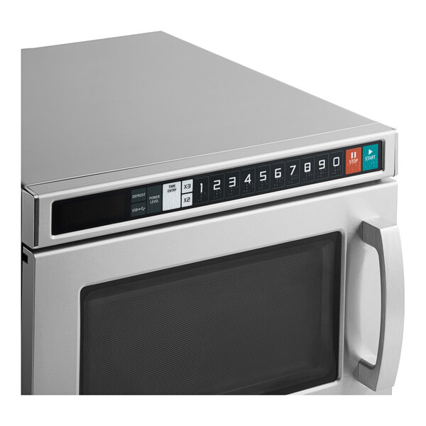 Solwave Space Saver Stainless Steel Heavy-Duty Commercial Microwave ...