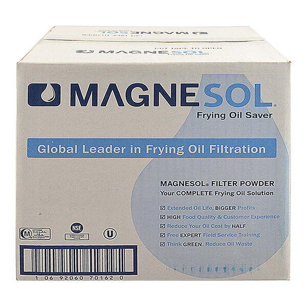 AllPoints 28-01215 Magnesol 22 lb. Fryer Oil Filter Powder