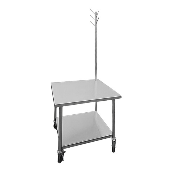 IMC/Teddy SMTT-3036 30" x 36" Stainless Steel Mobile / Equipment Table ...