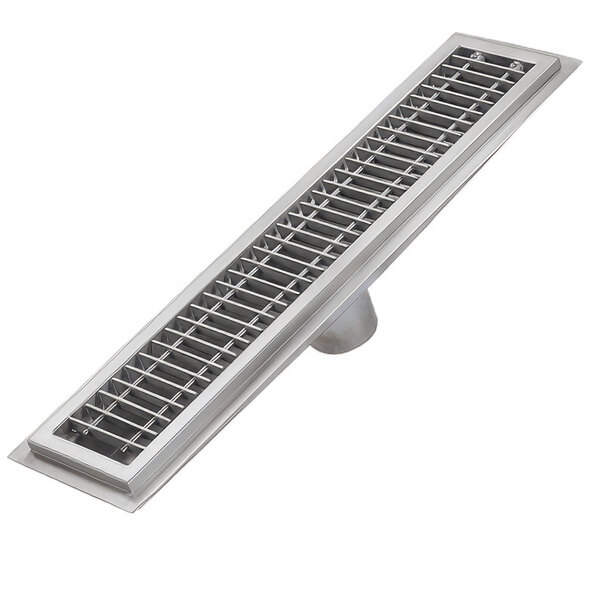 IMC/Teddy FWR-24-SG FWR 7 1/2" x 24" 16 Gauge Stainless Steel Floor ...