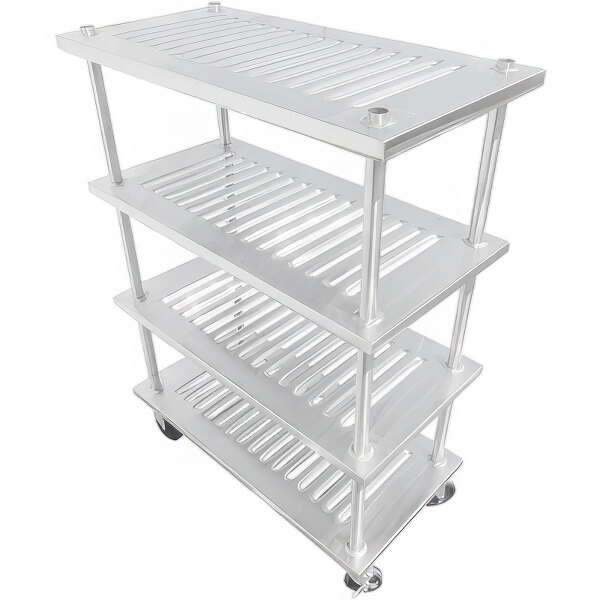 IMC/Teddy UP-3624-4L UP 24" x 36" Stainless Steel 4-Shelf Louvered ...