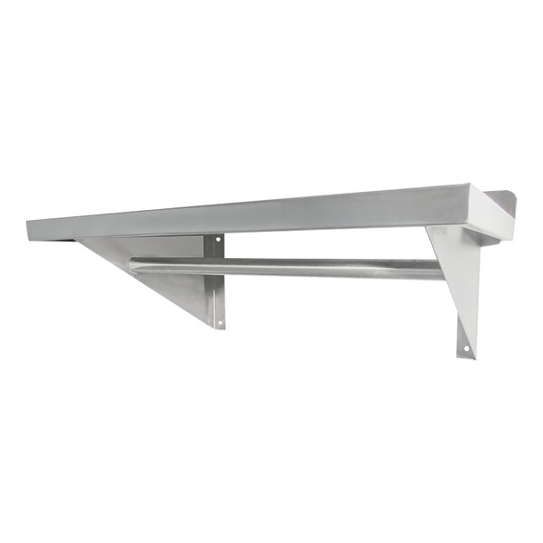 IMC/Teddy WMS-1460-CR WMS 14" x 60" Stainless Steel Wall-Mount Shelf ...