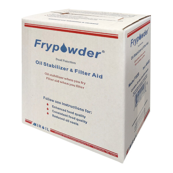 MirOil P32B FryPowder 240 mL Fry Oil Stabilizer / Filter Powder - 32/Case