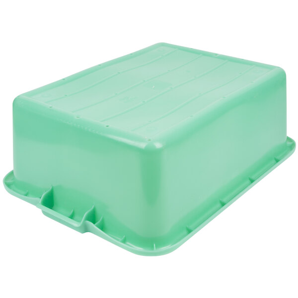 Vollrath 1517-C19 Perforated Drain Box - Traex Color-Mate Green 20" x ...